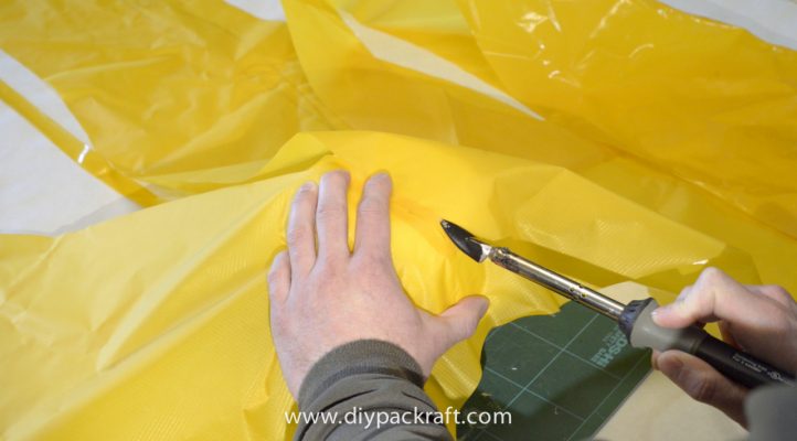 Step 3 – Bonding Curved Seams - DIY Packraft