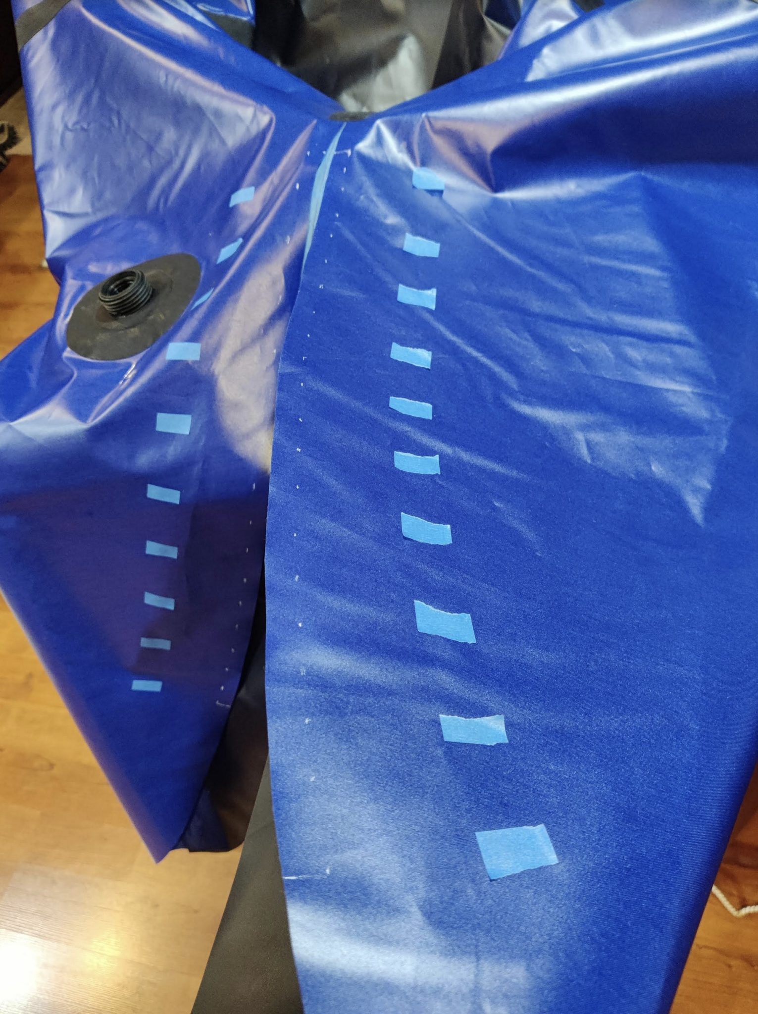 Install an Airtight Zipper - DIY Packraft