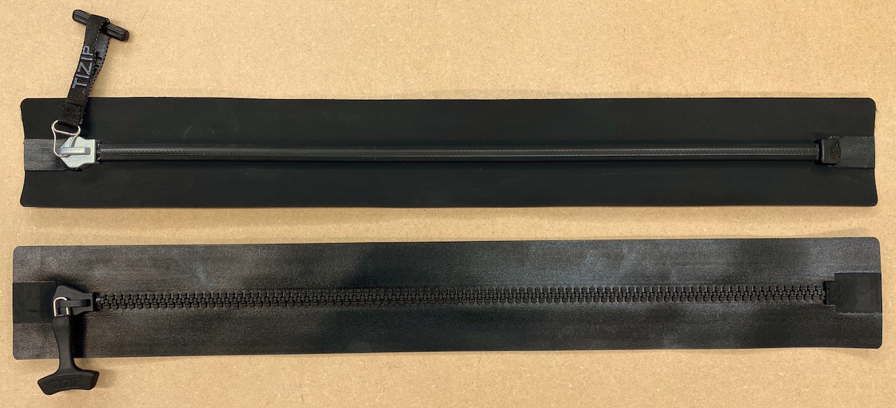 Install an Airtight Zipper - DIY Packraft