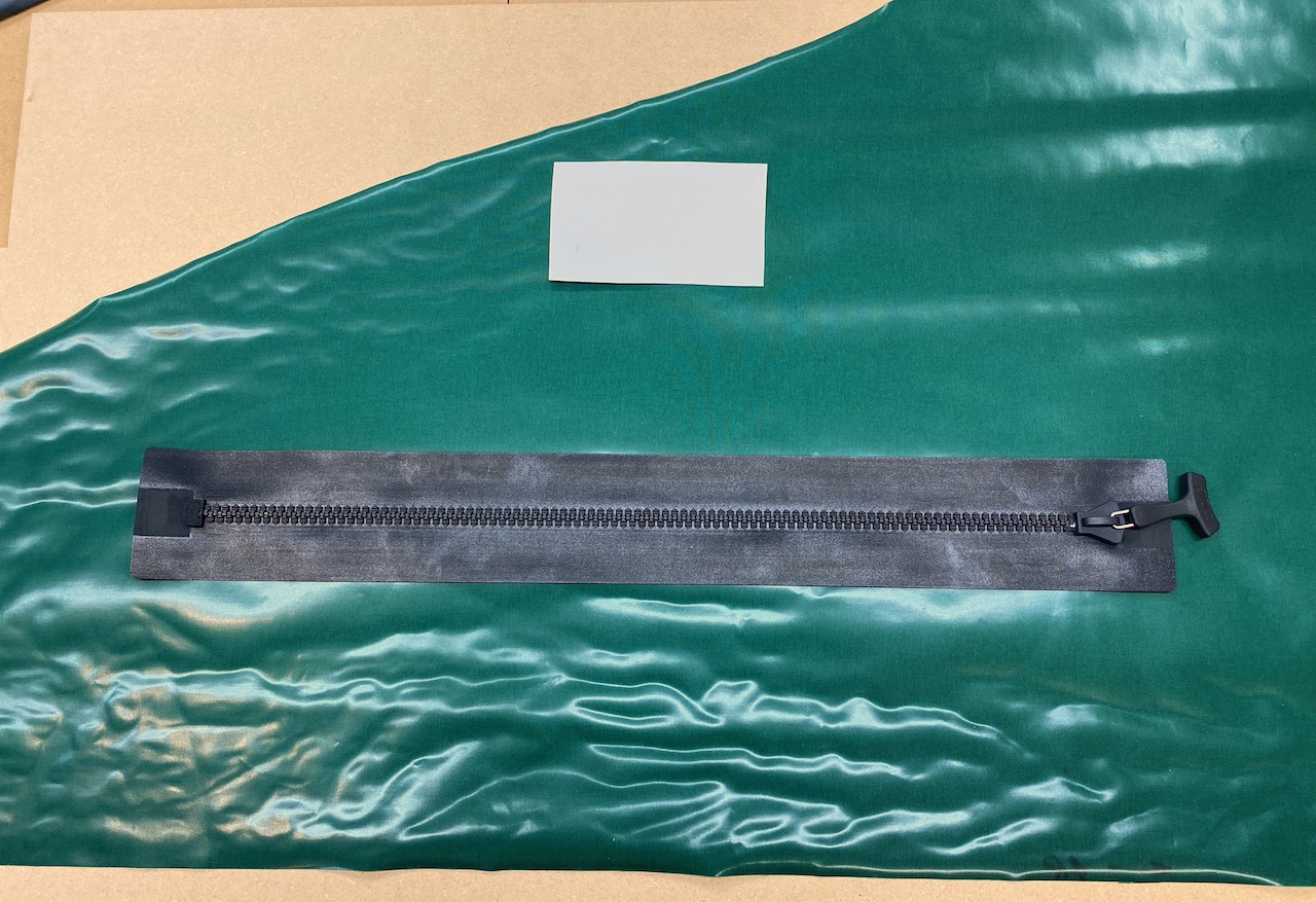 Install an Airtight Zipper - DIY Packraft