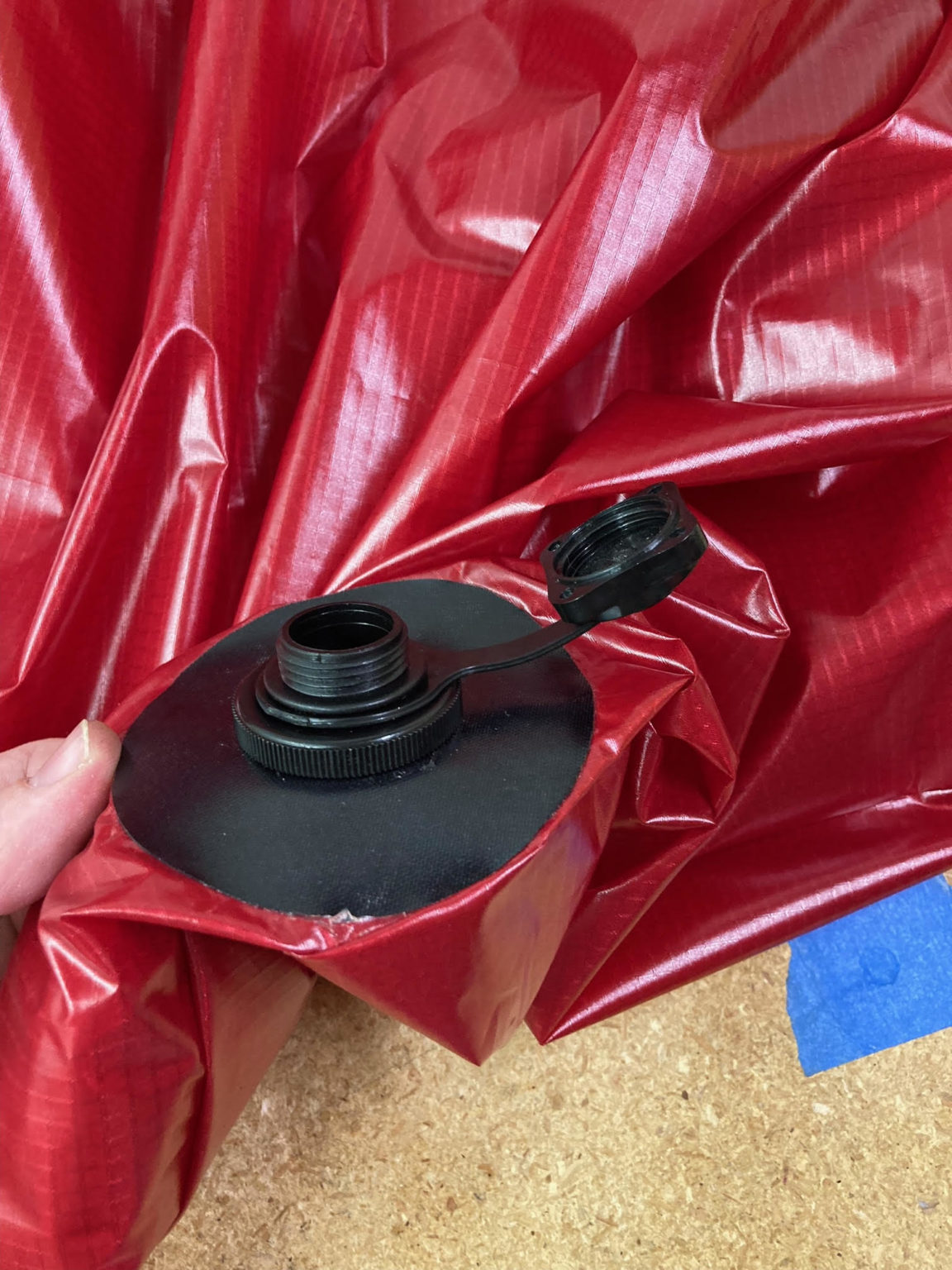 Inflation Bag Boston Valve Adapter - DIY Packraft